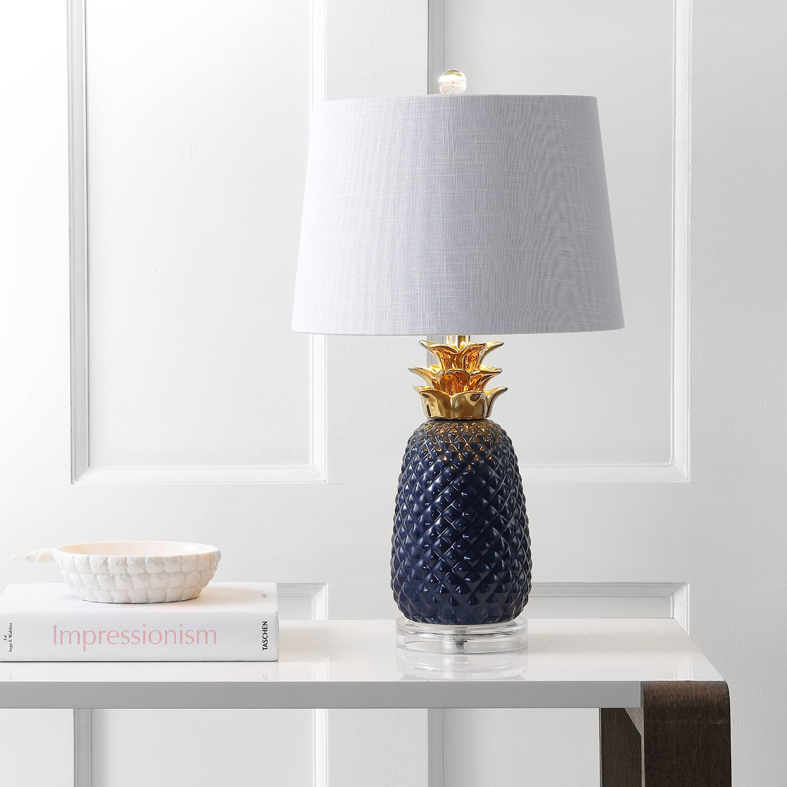 Bayou Breeze Pineapple 23" Ceramic LED Table Lamp | Wayfair